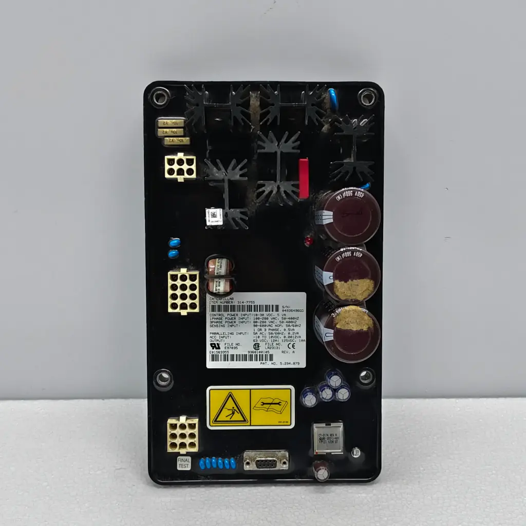 CATERPILLAR DIGITAL VOLTAGE REGULATOR P/N: 314-7755 REV: A $1195 ...